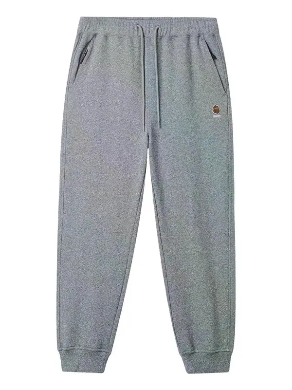 FINGERCROXX Logo-patch Cuffed Joggers - Grey