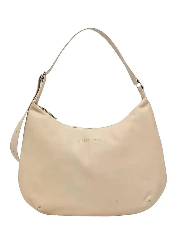 SAMSOE SAMSOE Curved Top-zip Shoulder Bag - Neutrals