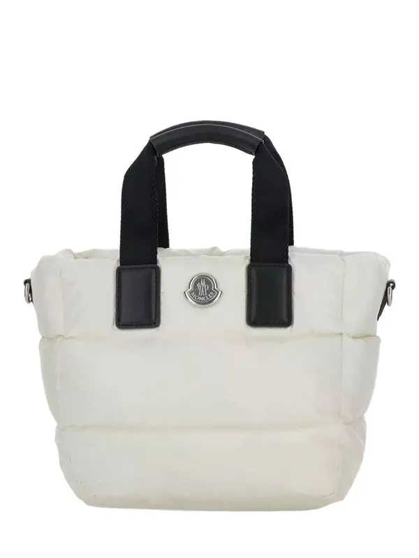Moncler Caradoc Padded Top-handle Shoulder Bag - Neutrals