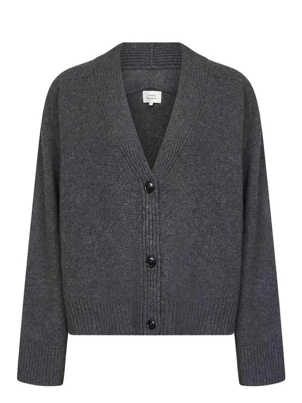 Loulou De Saison Button-front Cashmere Cardigan - Grey