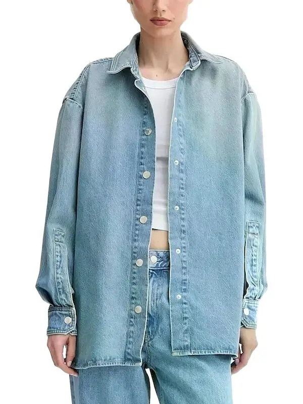 WON HUNDRED Loretta Denim Shirt - Blue