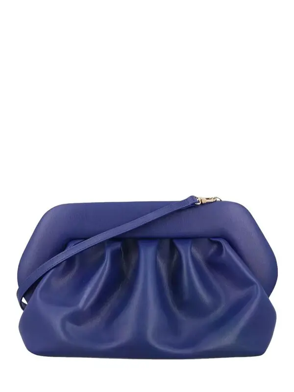 THEMOIRE Emera Pleated-clasp Clutch - Blue