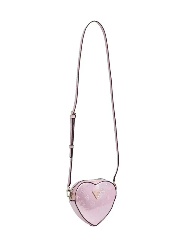 Guess Heart-shaped Cross Body Bag - Pink