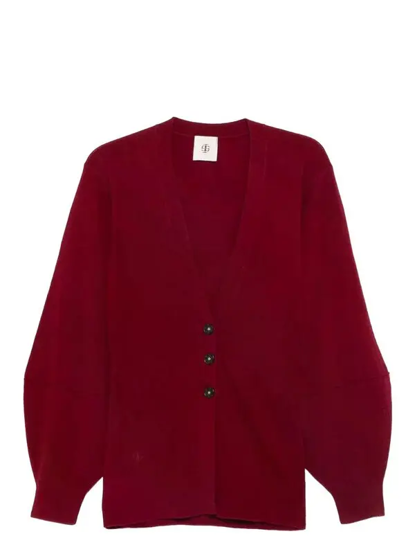 THE GARMENT Button Cardigan - Red