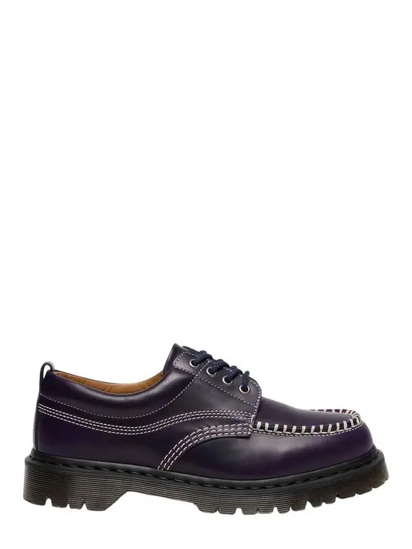 Dr. Martens Lowell Orleans Leather Moc Toe Shoe - Midnight Blue