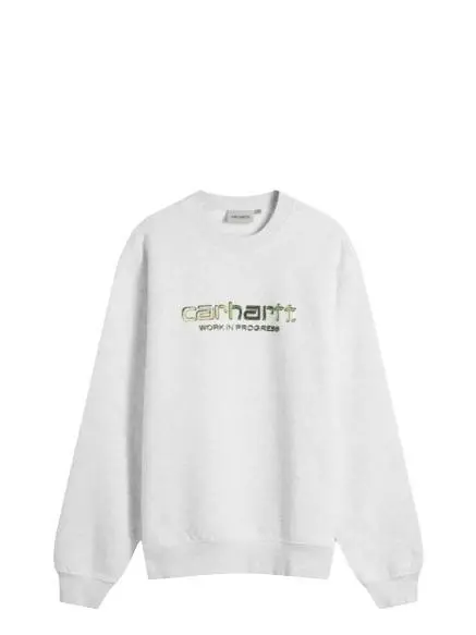 Carhartt Wip Solar Chrome Fleece Sweatshirt - Gray