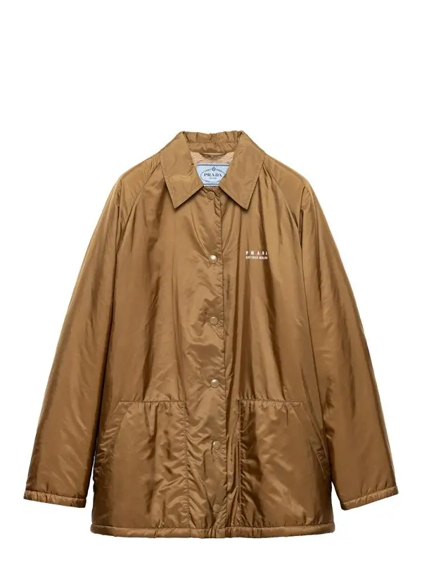 Prada Lightweight Re-nylon Blouson Jacket - Brown