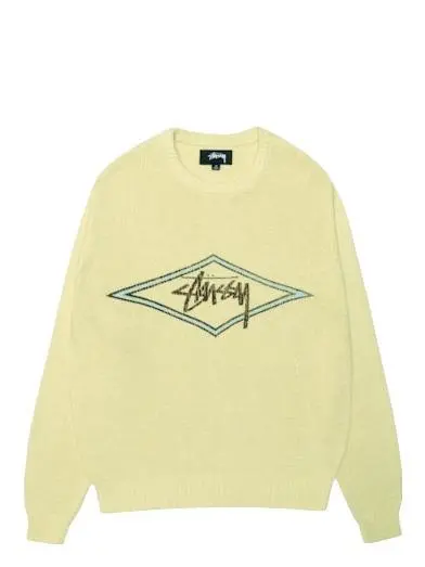 StÜssy Surf Team Sweater - Faded Lime