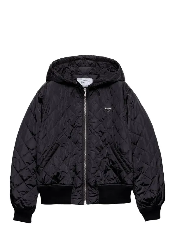 Prada Lightweight Quilted Re-nylon Jacket - Navy