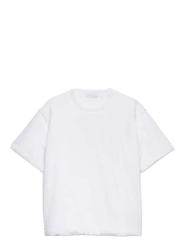 Prada Padded Cotton T-shirt - White