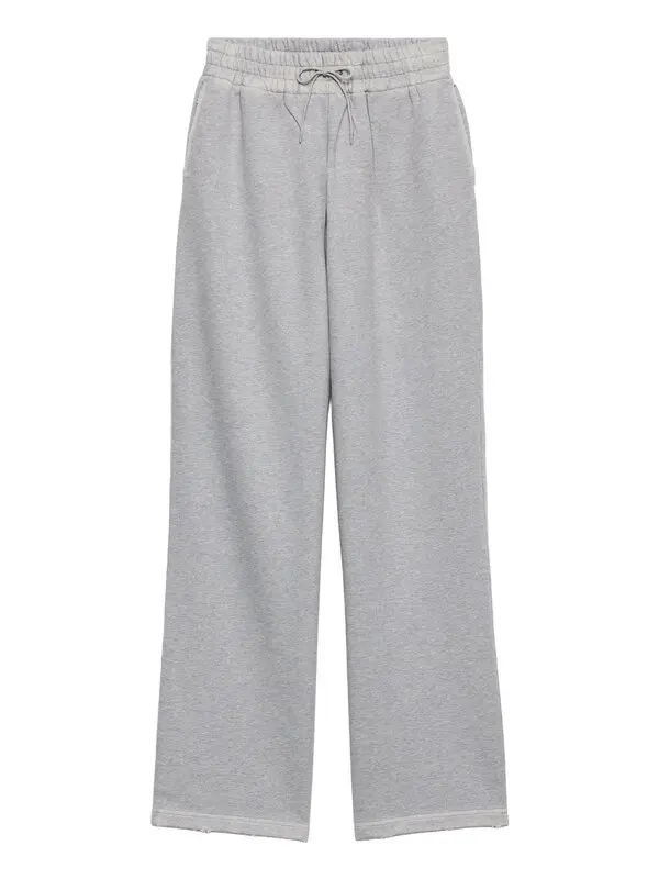 Prada Cotton Fleece Joggers - Grey