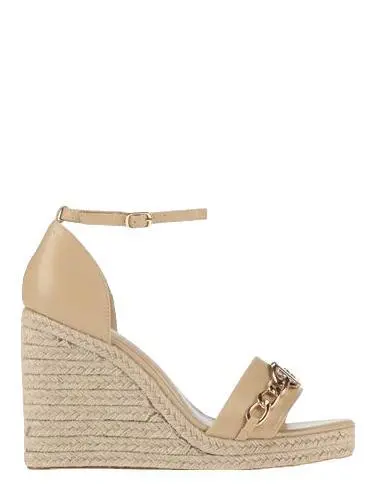 GAËLLE PARIS Espadrille Wedge Sandals - Beige