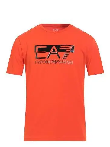 EA7 T-shirt Size Cotton, Elastane - Orange