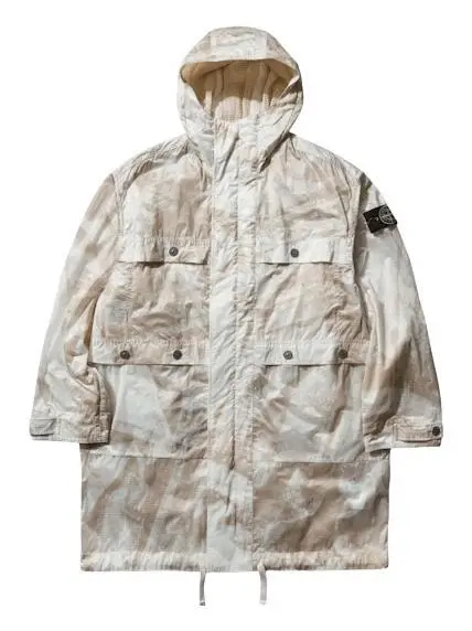 Stone Island Uv Reactive Nylon Parka - Camouflage Desert