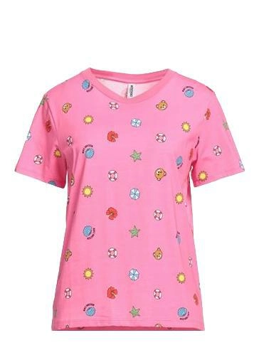Moschino Printed Jersey T-shirt - Fuchsia