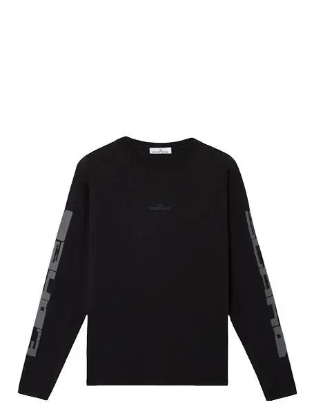 Stone Island Reflective Institutional Longsleeve - Black