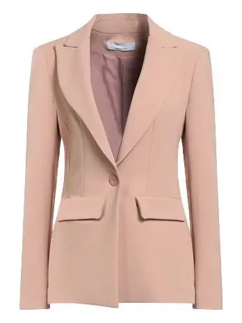 KAOS Single-breasted Crepe Blazer - Pink