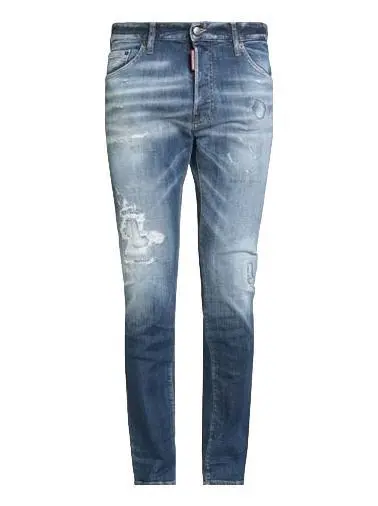 Dsquared2 Tapered Jeans With Distressed Detail - Blue