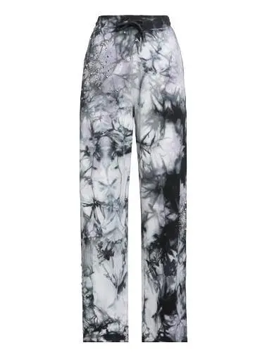 DES_PHEMMES Tie-dyed Fleece Track Pants With Crystals - Purple