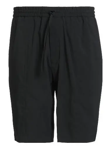 Emporio Armani Seersucker Casual Shorts - Black