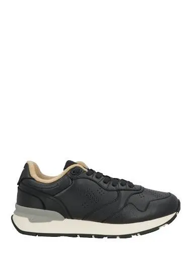Emporio Armani Leather Sneakers - Blue