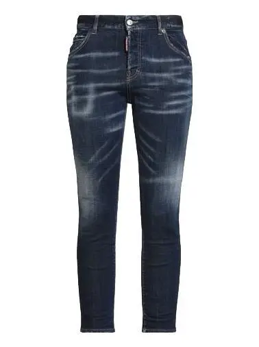 Dsquared2 Tapered Jeans In Dark Wash - Blue