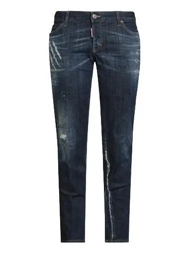 Dsquared2 Tapered Jeans With Distressed Details - Blue