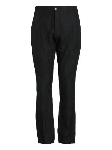 Masnada Casual Cotton Linen Pants - Black