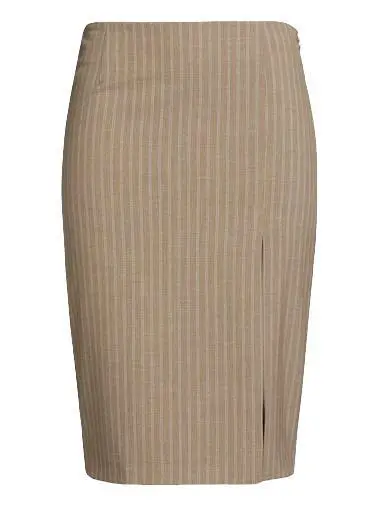 Liu Jo Midi Flared Skirt - Camel