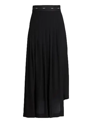 Sandro Maxi Viscose Skirt - Black