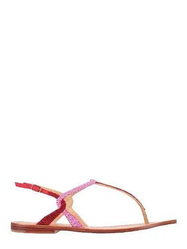 Malìparmi Thong Sandal With Slingback - Red