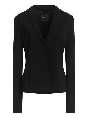 Pinko Crepe Single-breasted Blazer - Black