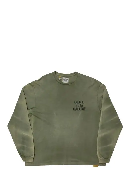 GALLERY DEPT. French Longsleeve T-shirt - Olive
