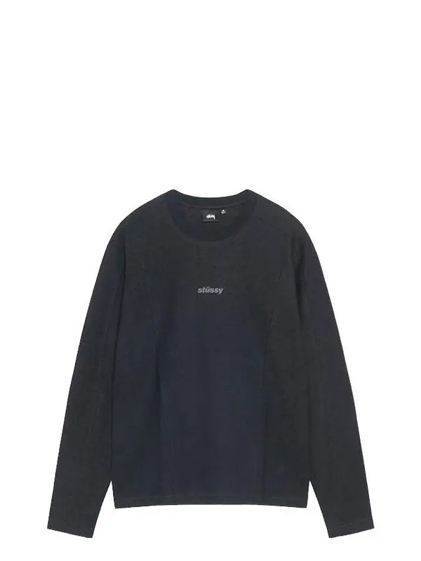 StÜssy Wave Jersey Crew - Black