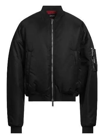 Dsquared2 Bomber Jacket With Logo - Black