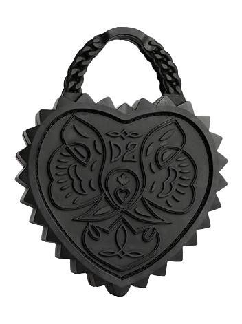 Dsquared2 Handbag With Brand Logo And Double Handle - Black
