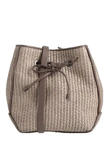 Brunello Cucinelli Cross-body Bucket Bag With Adjustable Shoulder Strap - Beige