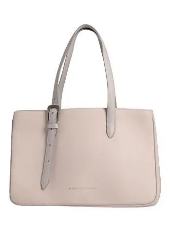 Brunello Cucinelli Leather Tote - Grey