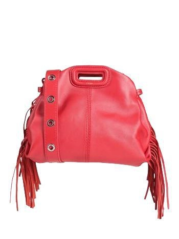 Maje Handbag With Fringes - Red