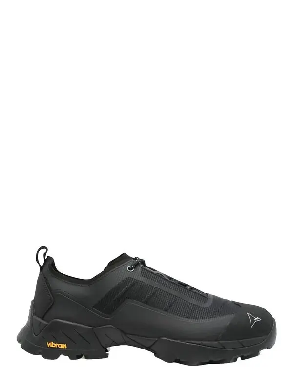 ROA Katharina Light Lace Up Sneakers - Black
