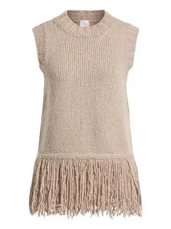 Eleventy Sleeveless Knit Sweater - Beige