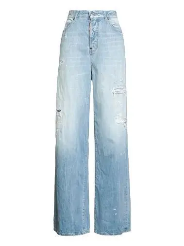 Dsquared2 Baggy Distressed Jeans - Blue