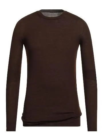 Masnada Sweater Chocolate Merino Wool - Brown