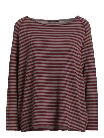ALBUM DI FAMIGLIA Striped Lightweight Knit Sweater - Beige