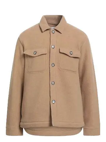 BELLWOOD Shirt Camel Size Polyester, Wool - Beige