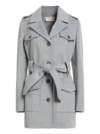 KAOS JEANS Belted Felt Coat - Grey