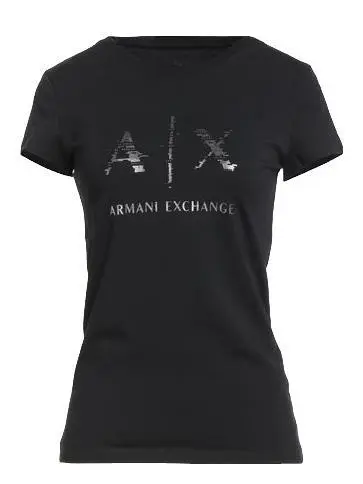 Armani Exchange Logo-print T-shirt - Black