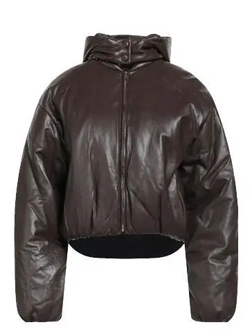Sandro Leather Jacket - Brown