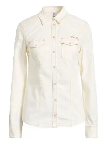 LIU •JO Denim Shirt With Logo - White