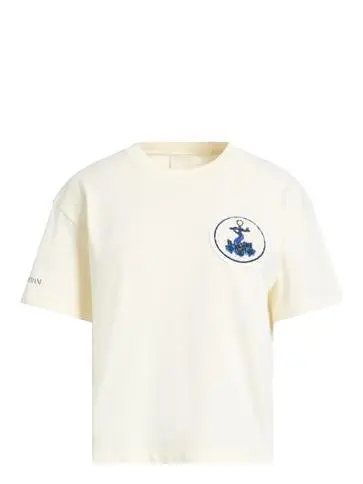 Emporio Armani Cotton Jersey T-shirt With Appliqués - White